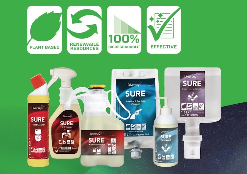 Descubre la línea Eco Sure de Diversey para una limpieza sostenible ...